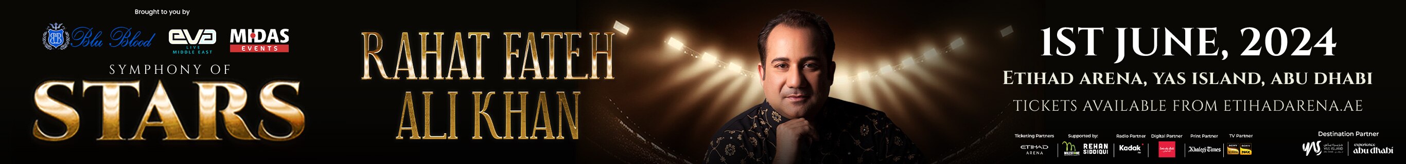 Symphony of Stars: Rahat Fateh Ali Khan Concert - Buy Tickets - Etihad ...